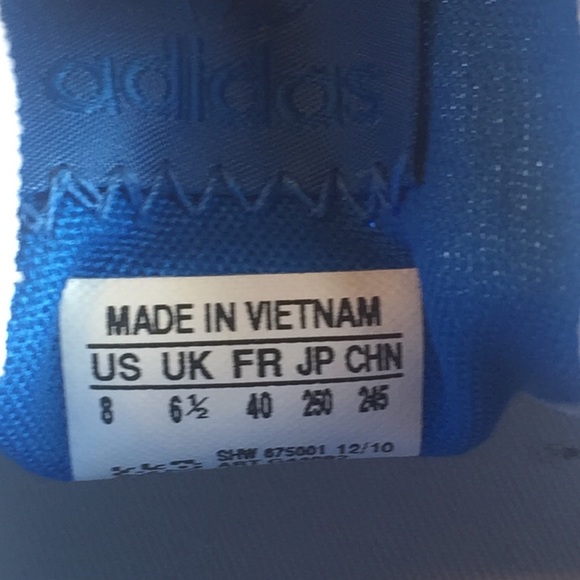 adidas | Shoes | Adidas White Blue Originals Canvas Shoes Size 8 | Poshmark